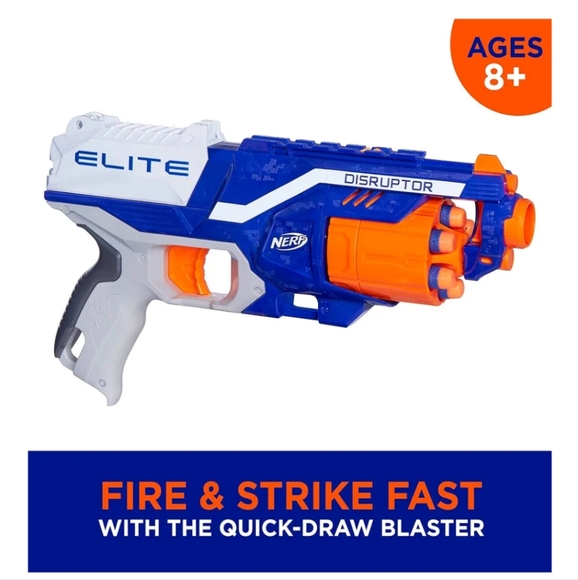 Nerf | Toys | Nerf Elite Disruptor Blaster Blue And Orange | Poshmark